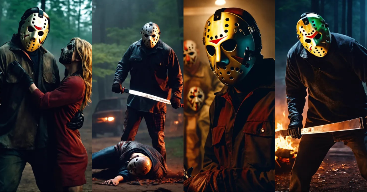 Lexica - Realistic, cinematic photo of Jason Voorhees of Friday the 13 ...