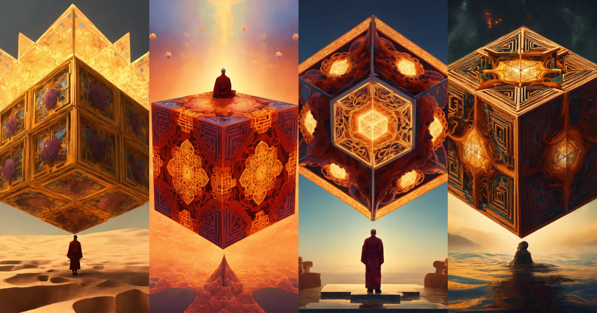 Lexica - Taoist monk octopus tesseract body fractal three point ...