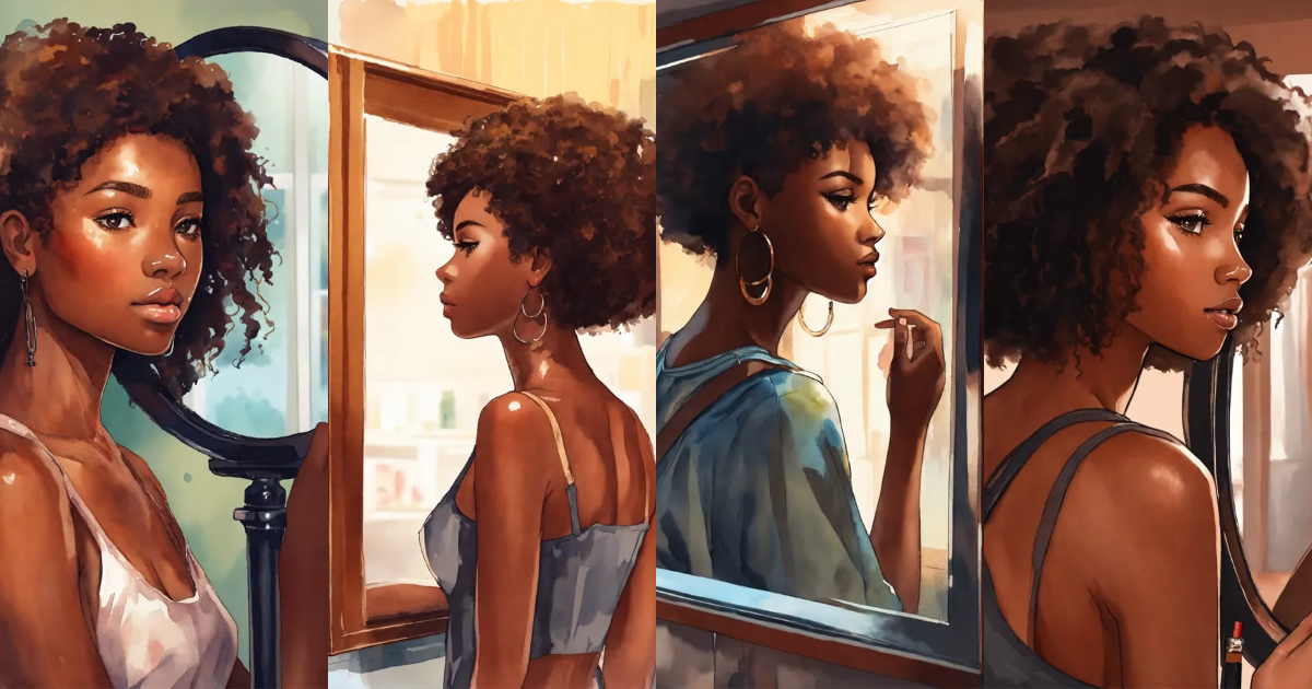 Lexica - A realistic watercolor painting, 5d, flat vector faceless ...