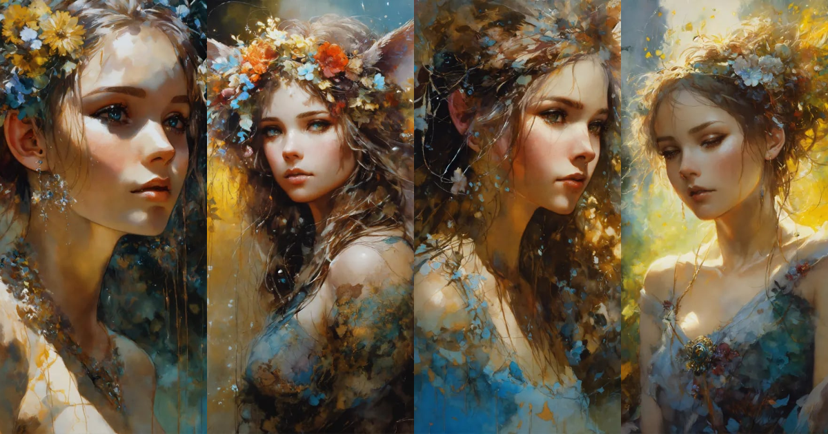 Lexica - Beautiful body, face averted, slightly abstract, silver ...