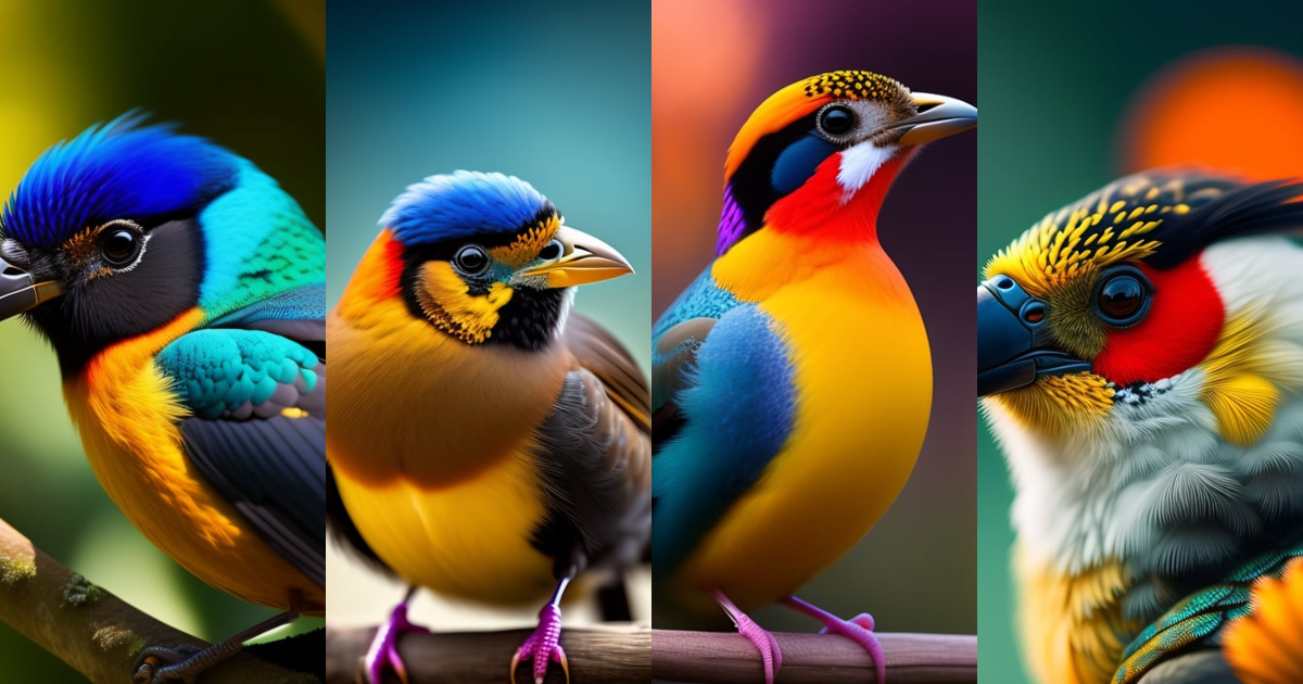 Lexica - Beautiful photos of beautiful mutated birds and beatiful ...