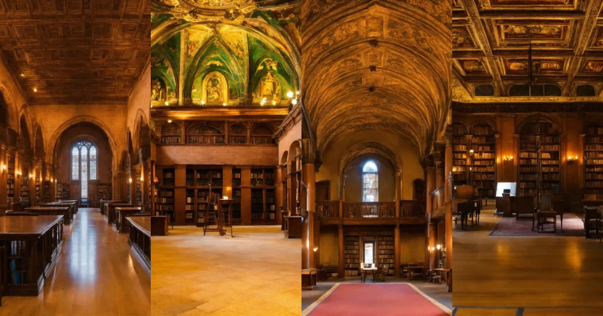 Lexica - Richardsonian Romanesque library