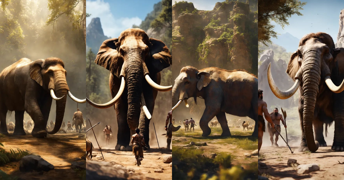Lexica - Generate a hyper-realistic 4K resolution AI image of primitive ...