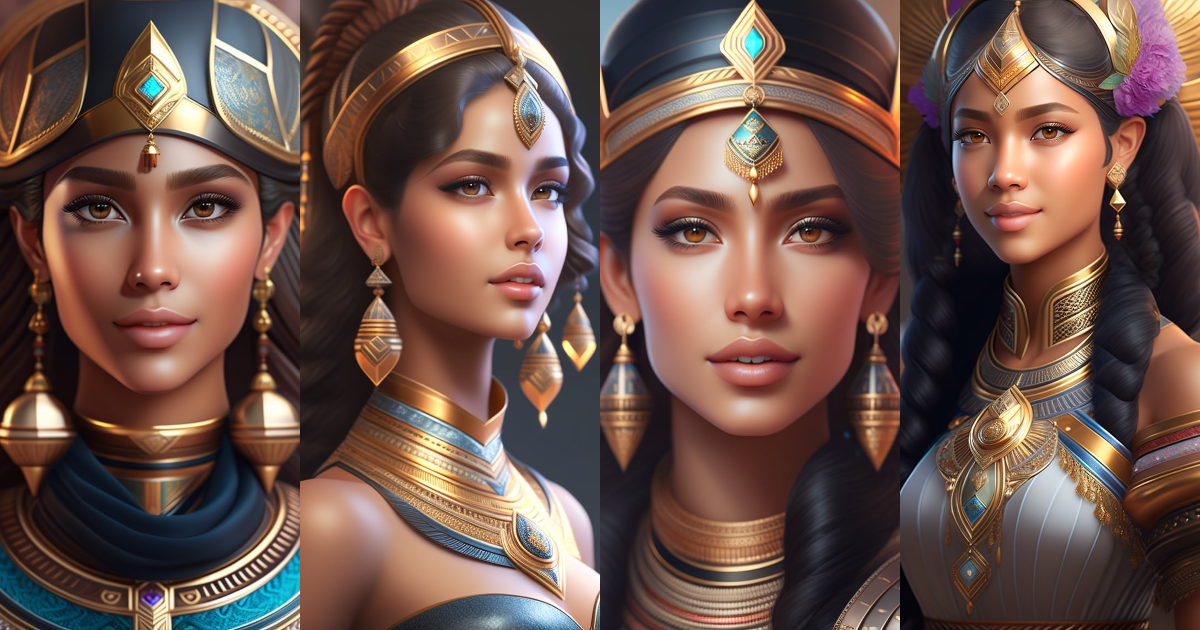 Lexica - Ancient egypt, 8k, attractive, tanned skin, elegant, teenager ...