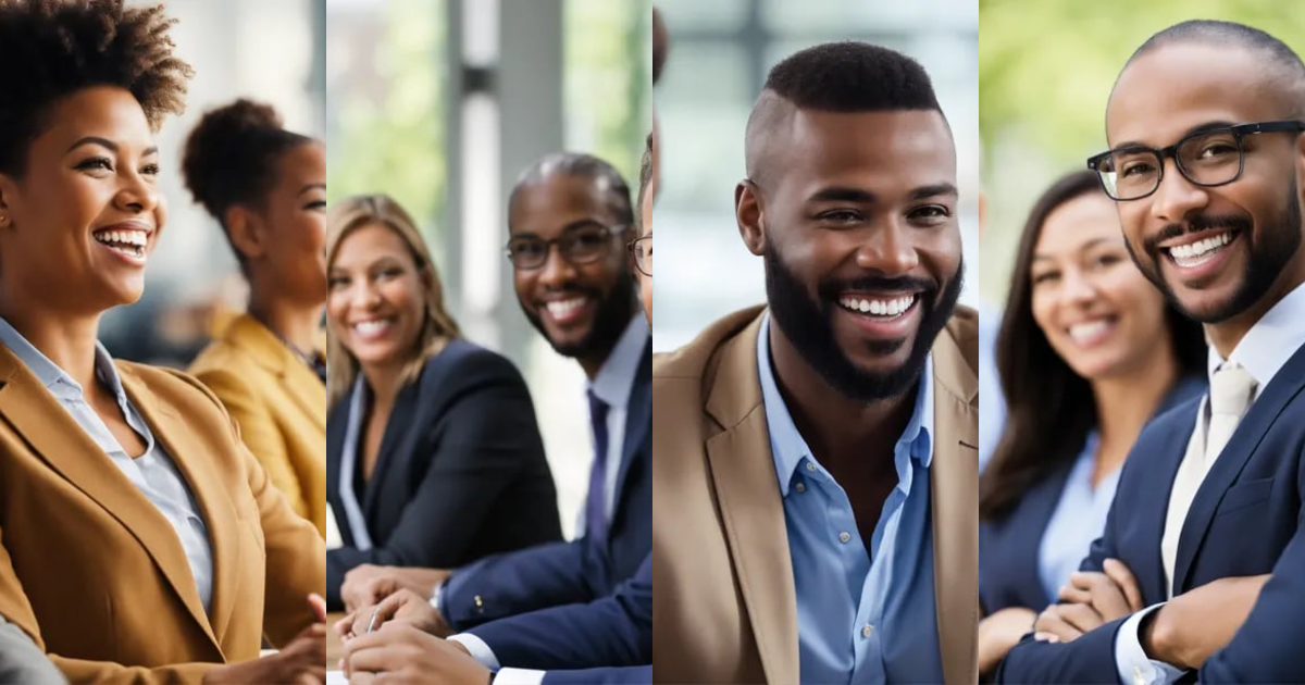 Lexica - A group of joyful Professional looking principals of all races ...