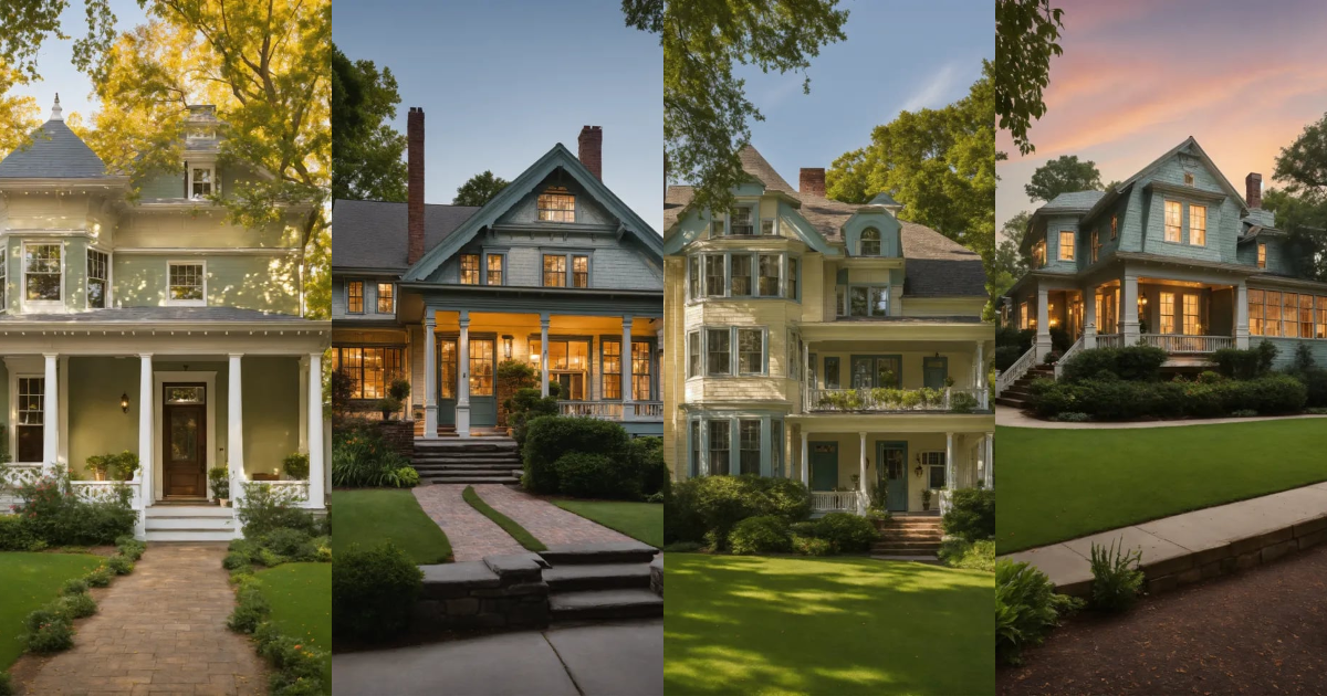 Lexica - 1920s colonial revival house