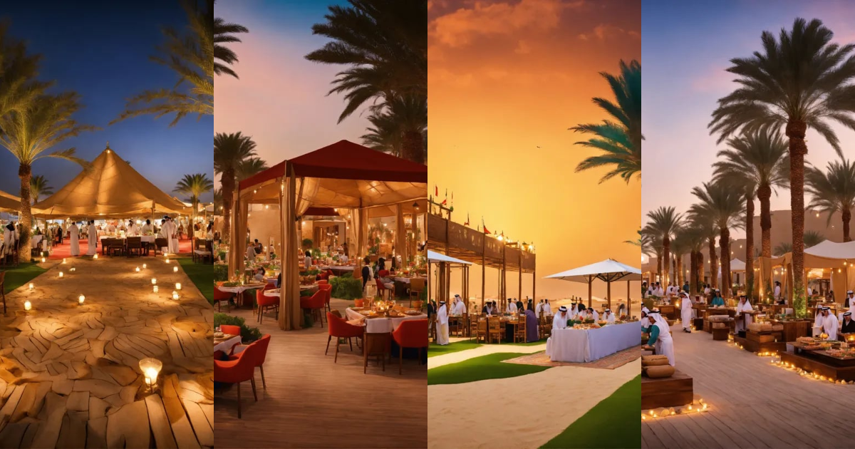 Lexica - Visualize a vibrant scene at the 'Taste of Bahrain' Food ...