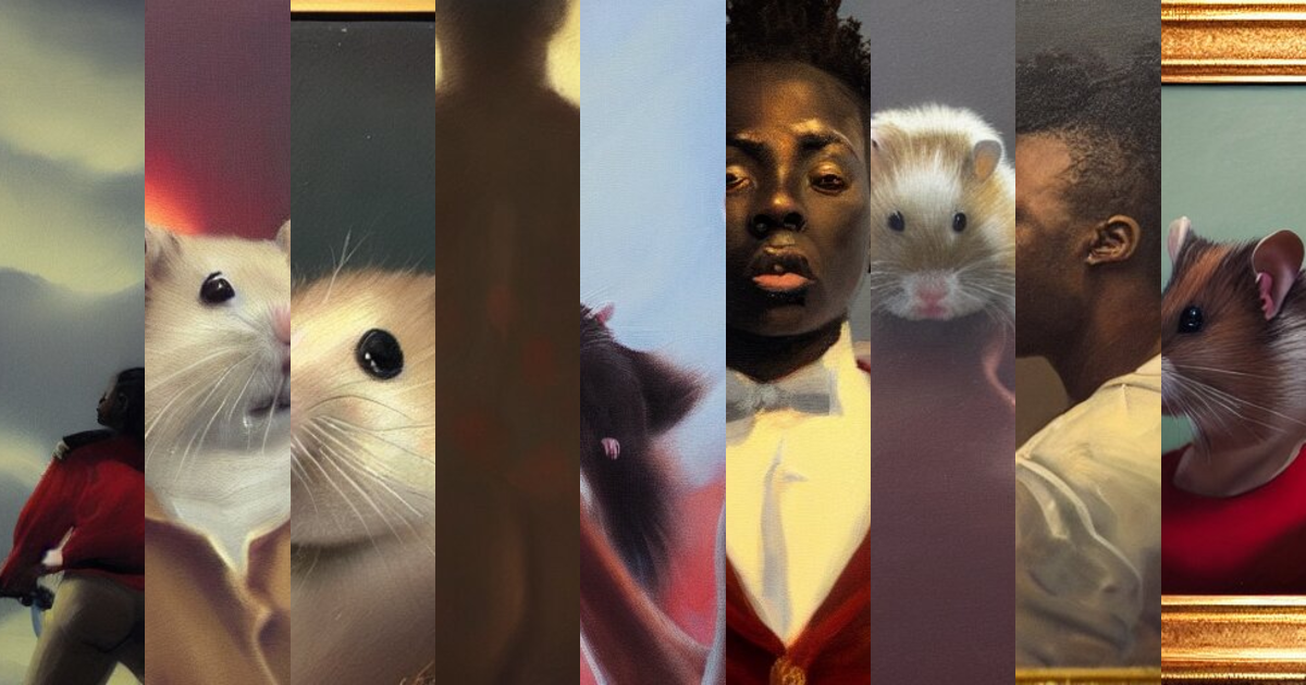 Lexica - A painting of a captain hamster by lynette yiadom - boakye ...