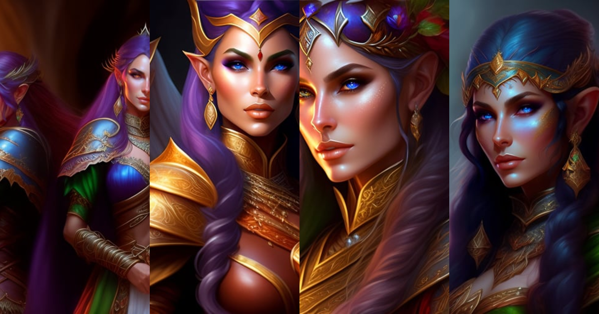 Lexica - Elegant elves beautiful, ultra detailed fantasy, dndbeyond ...