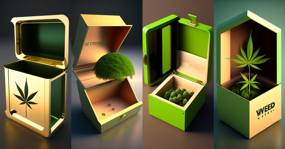 Lexica - Weed box,minimalist, concept design, realistic, 8k