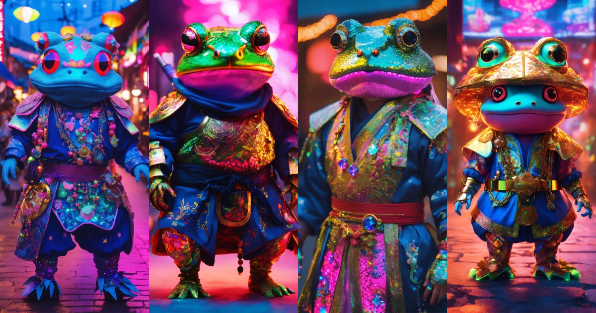 Lexica - Photorealistic Fashion Full body portrait A toad made out of a ...