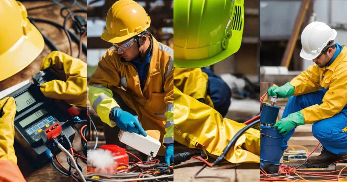 Lexica - Electricity Safe practices include using personal protective ...