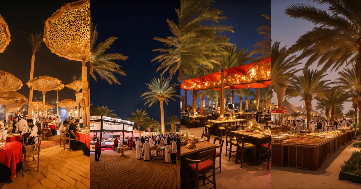 Lexica - Visualize a vibrant scene at the 'Taste of Bahrain' Food ...