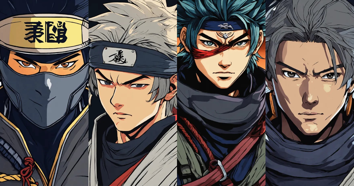 Lexica - Generate a portrait of a ninja, 4K resolution, anime line art ...