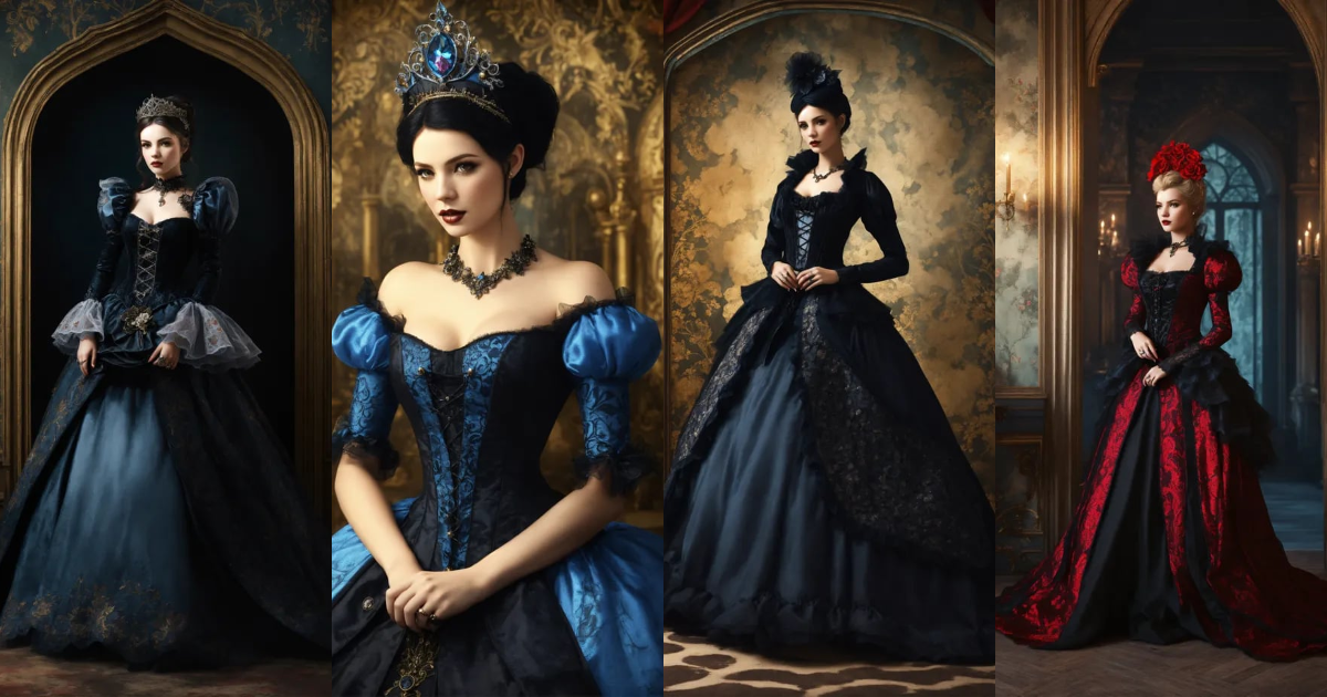 Lexica - Elaborate Gothic Cinderella in an elegant and intricate gothic ...