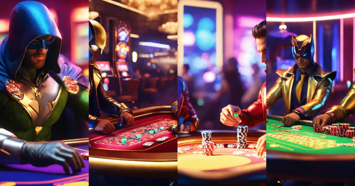 Lexica - 3D Superhero version CHARACTERS PLAY CASINO,LUXURY CASINO HAND ...