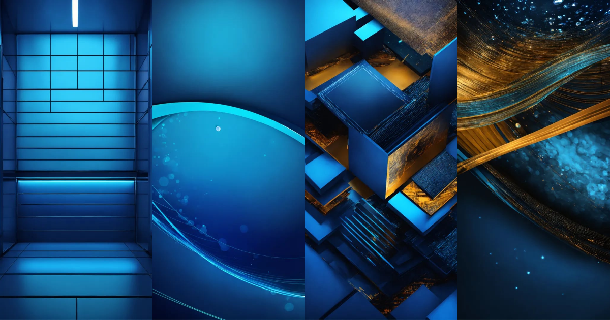 Lexica - Awesome blue portfolio background