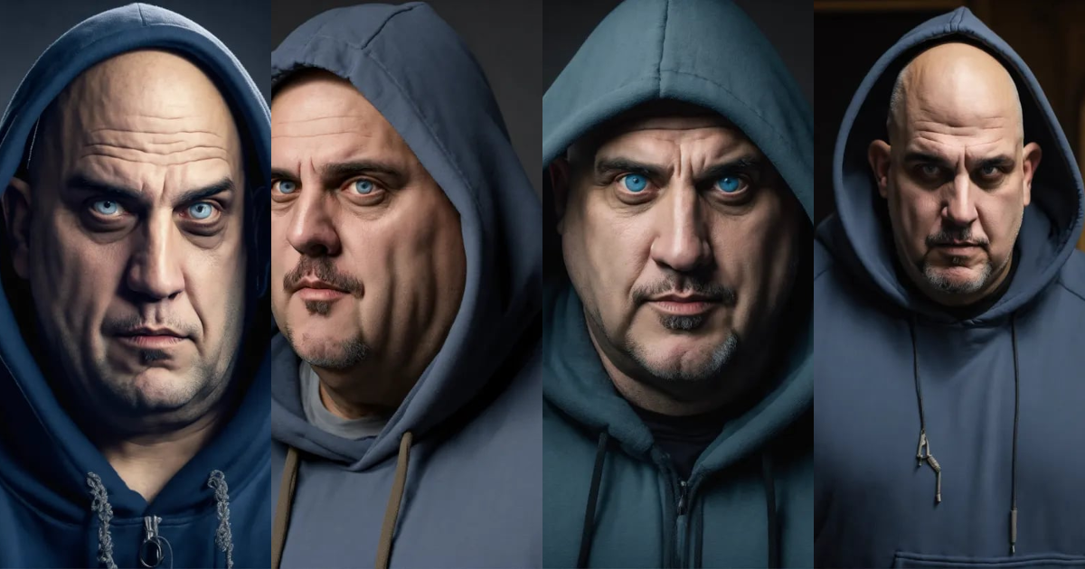 Lexica - UNCLE FESTER JOHN FETTERMAN WEARING A HOODIE OVER HIS HEAD ...