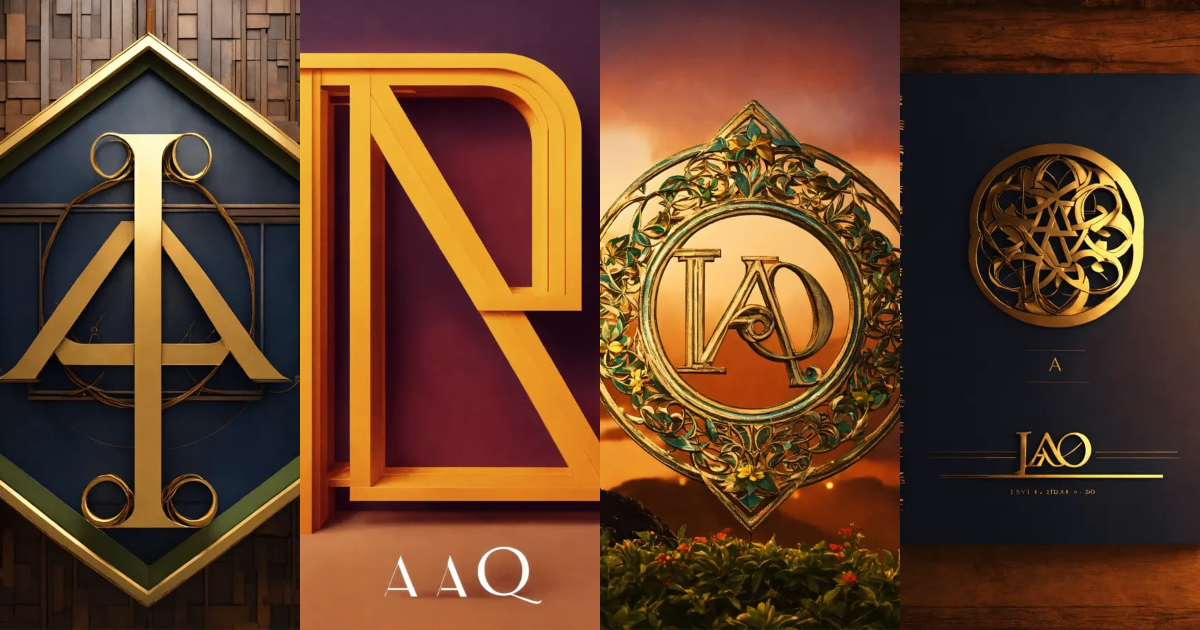 Lexica - Create a symbol for initials IAO. Make it modern.