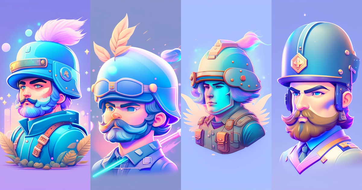 Lexica - A detailed illustration a print of vintage soldier head, guns ...