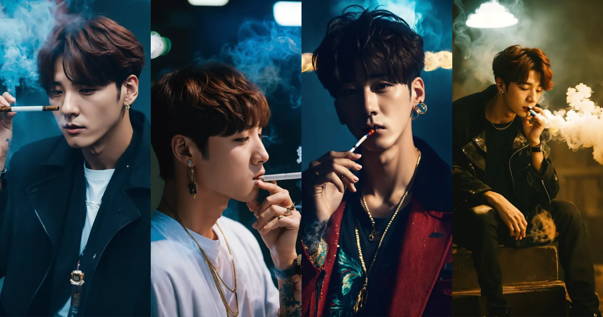 Lexica - Jung Jungkook bts smoke sigarets