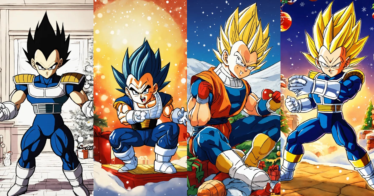 Lexica - Vegeta, Dragon Ball Z Anime, children's book illustration ...