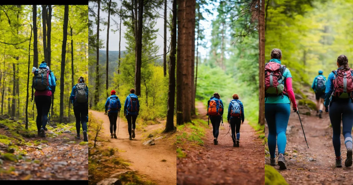 Lexica - 2 scared hikers in the woods