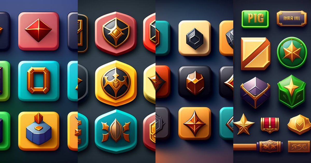 Lexica - Stylized RPG game icons hero