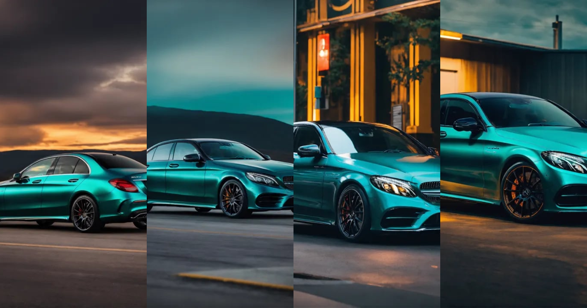 Lexica - Minimal, cinematic, mercedes c43 amg, nebula, whirlwind, dark ...