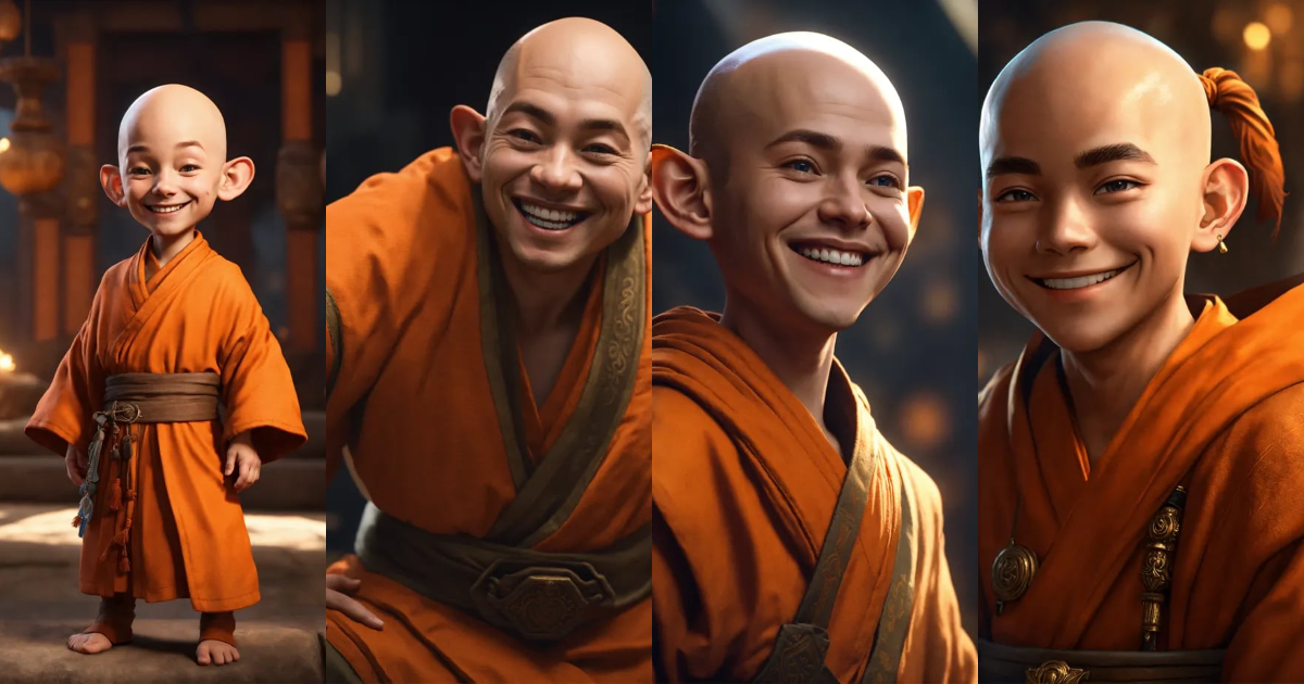 Lexica - Detailed skinny small male halfling grinning with mischievous ...