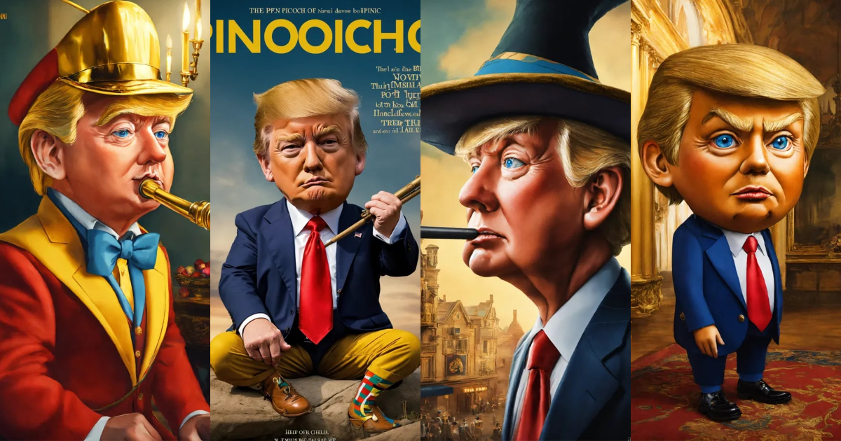 Lexica - Pinocchio trump