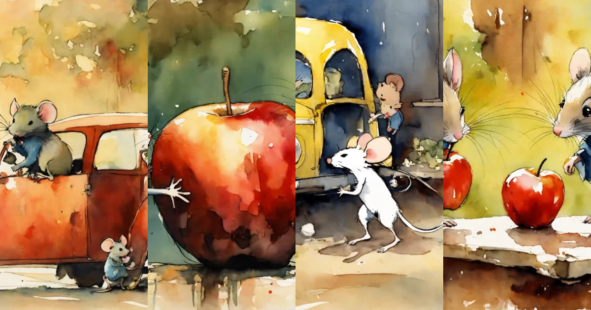 Lexica - Cool, nice and cute mice working and helping together to move ...