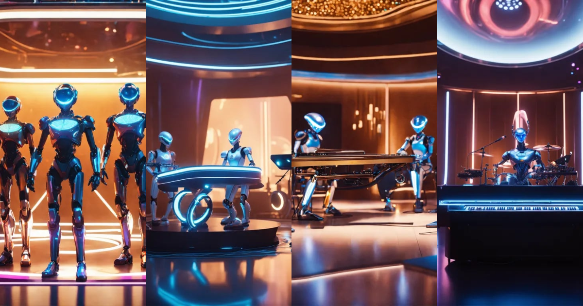 Lexica - Band of 4 robot musicians with alien electric instruments ...