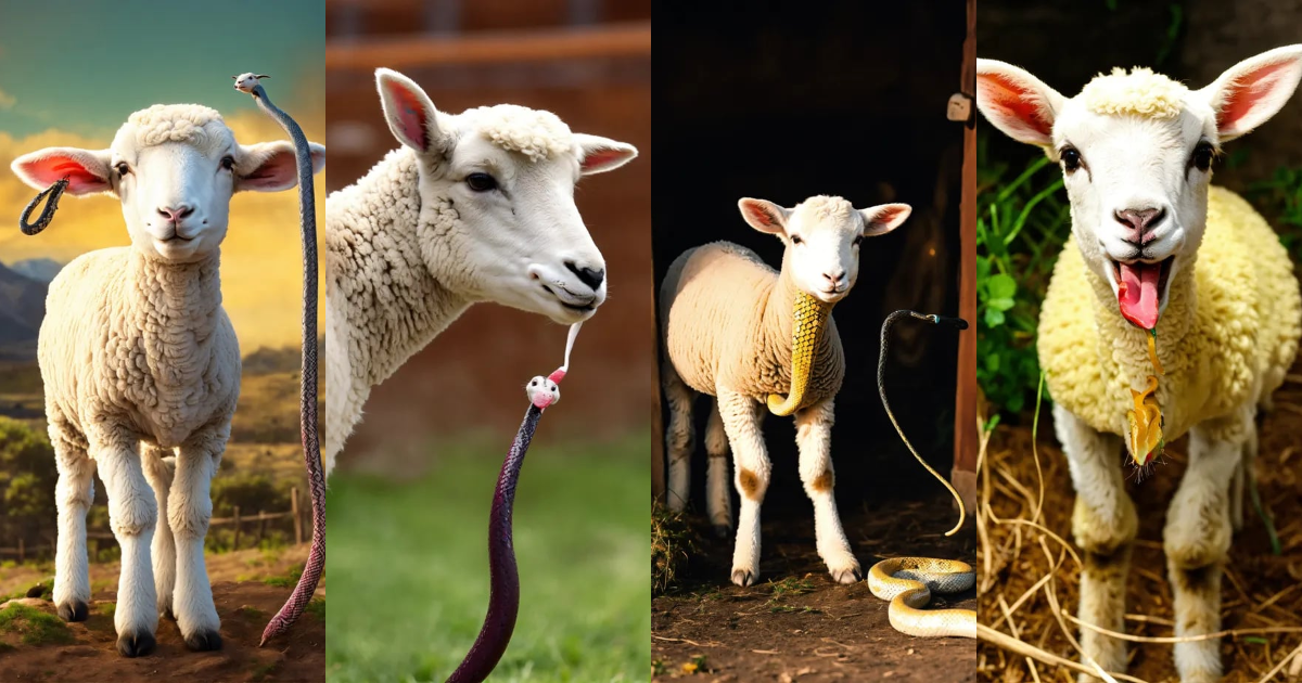 Lexica - Lamb speaking with snake tongue