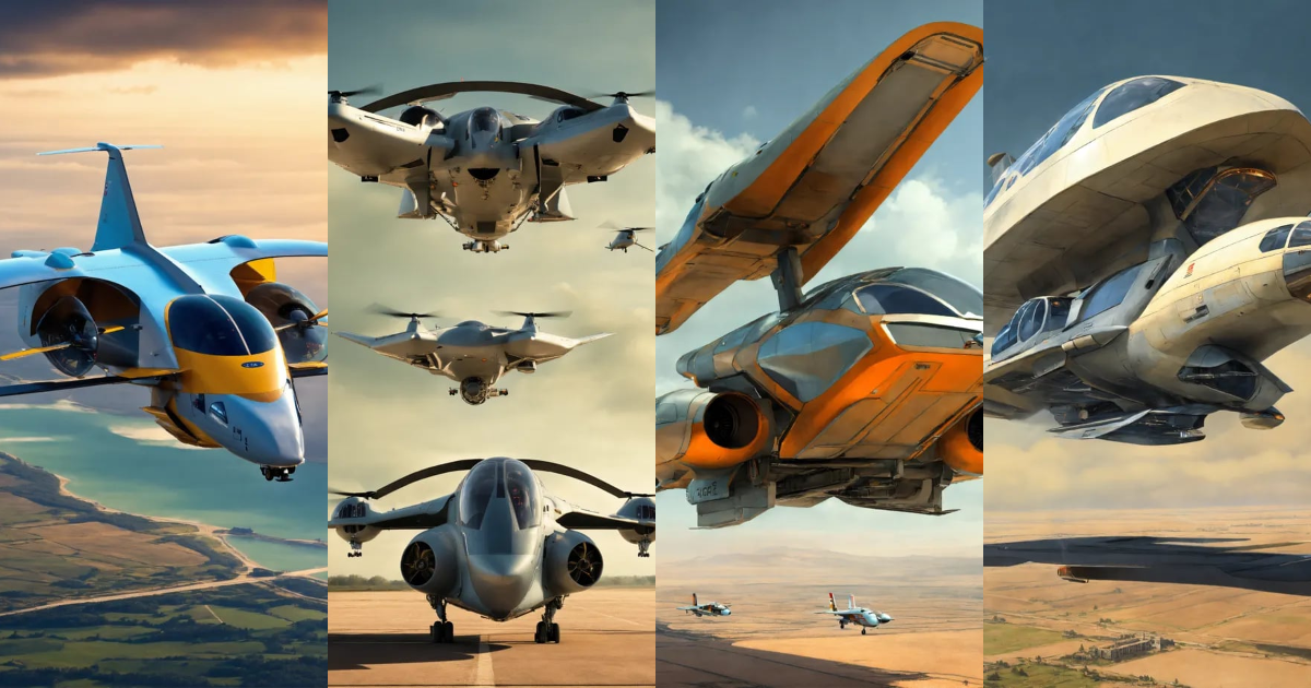 Lexica - English futuristic VTOL transport aircraft