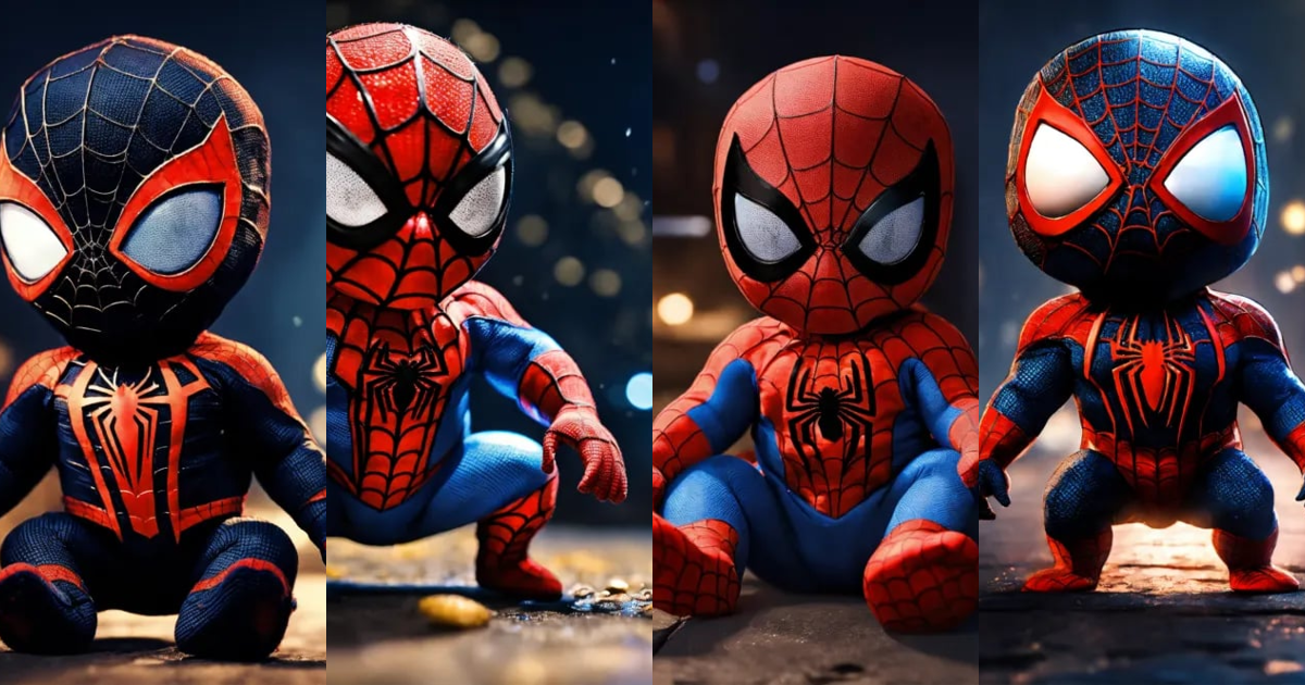 Lexica - Very cute, realistic Spiderman baby cute with many eyes ...