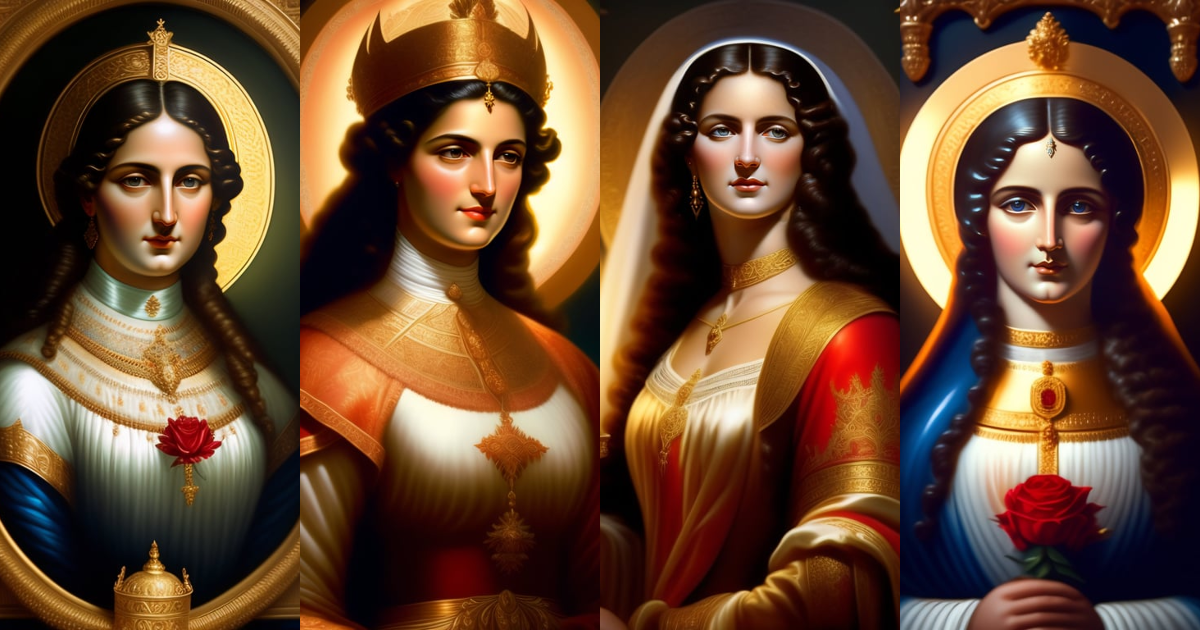 Lexica - "La imagen de Santa Rita es la de una mujer joven y hermosa ...