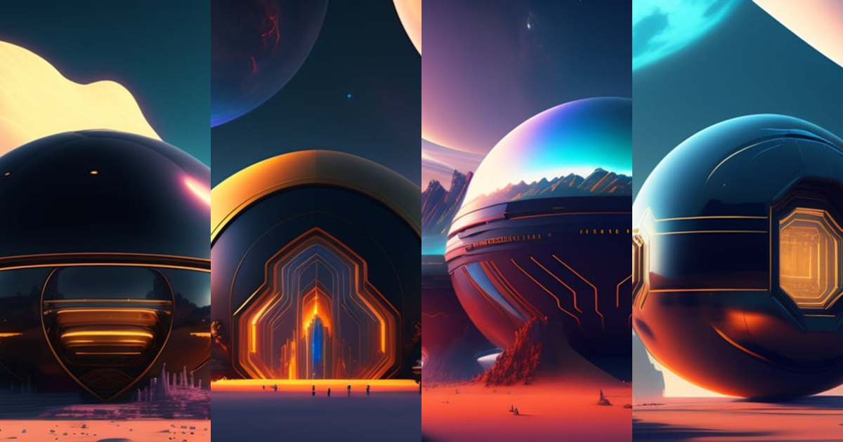 Lexica - Technology geode, alchemy tech concept art by Kilian Eng dark ...