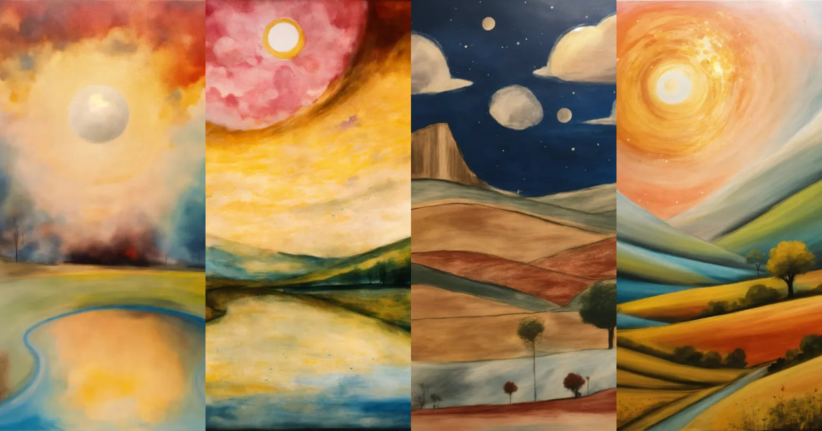 Lexica - Art drawing abstract art style inspired by Giotto di Bondone