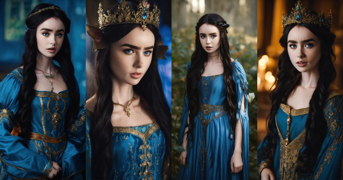 Lexica - Beautiful young girl, long black hair, powerful look, Middle ...