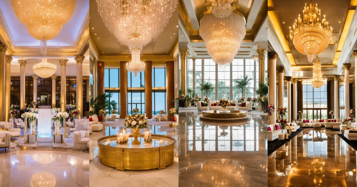 Lexica - Large upscale ballroom for wedding reception, multiple seating ...