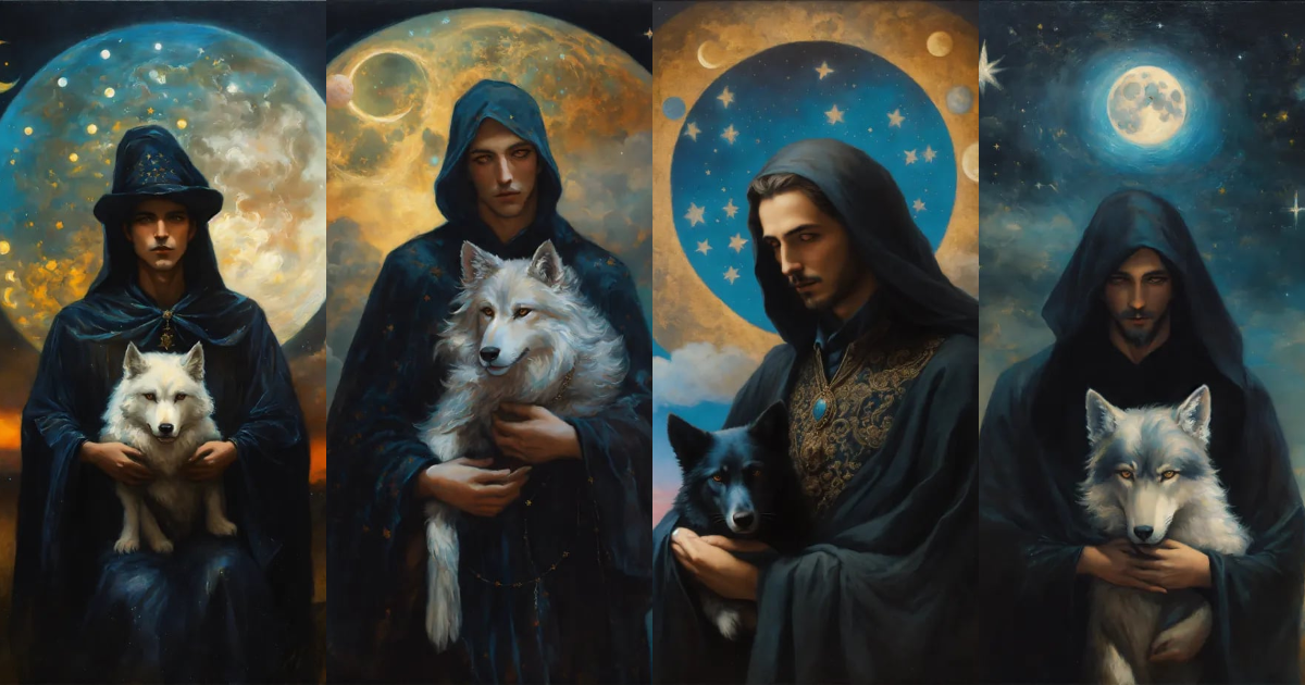 Lexica - Oil painting romantic dark fantasy novel illustration of a ...