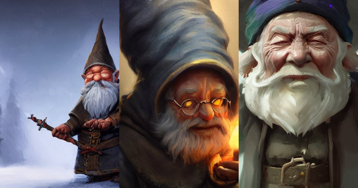 Lexica - Old gnome wizard in the style of Greg Rutkowski, realistic ...