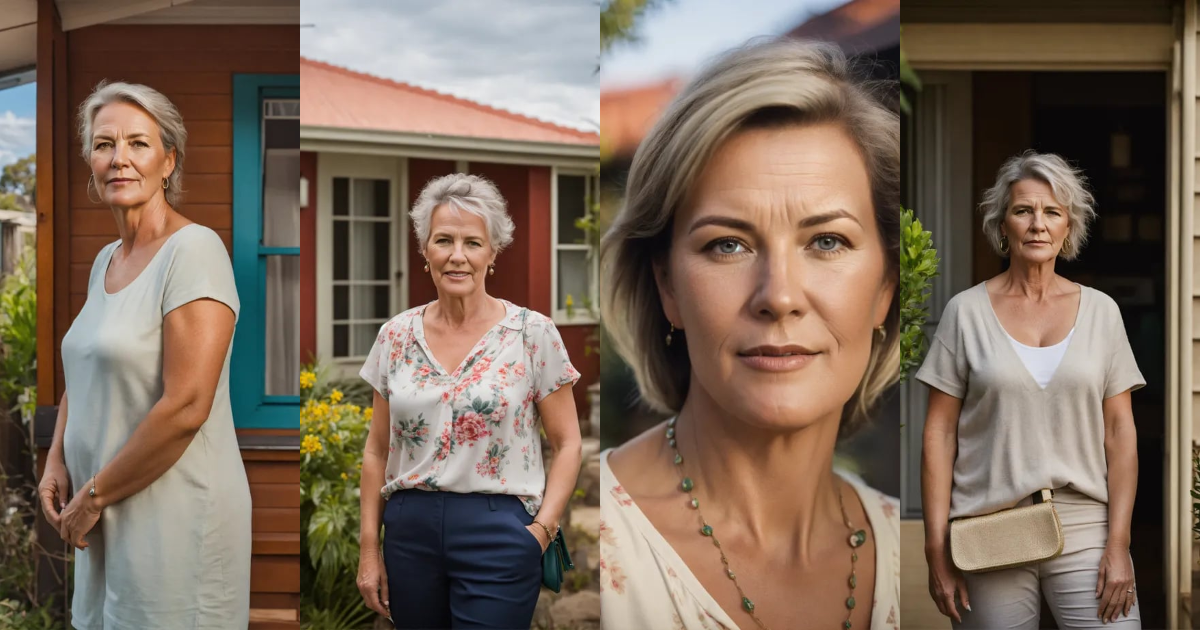 Lexica - Outdoor portrait of a 45-year-old white the average Australian ...