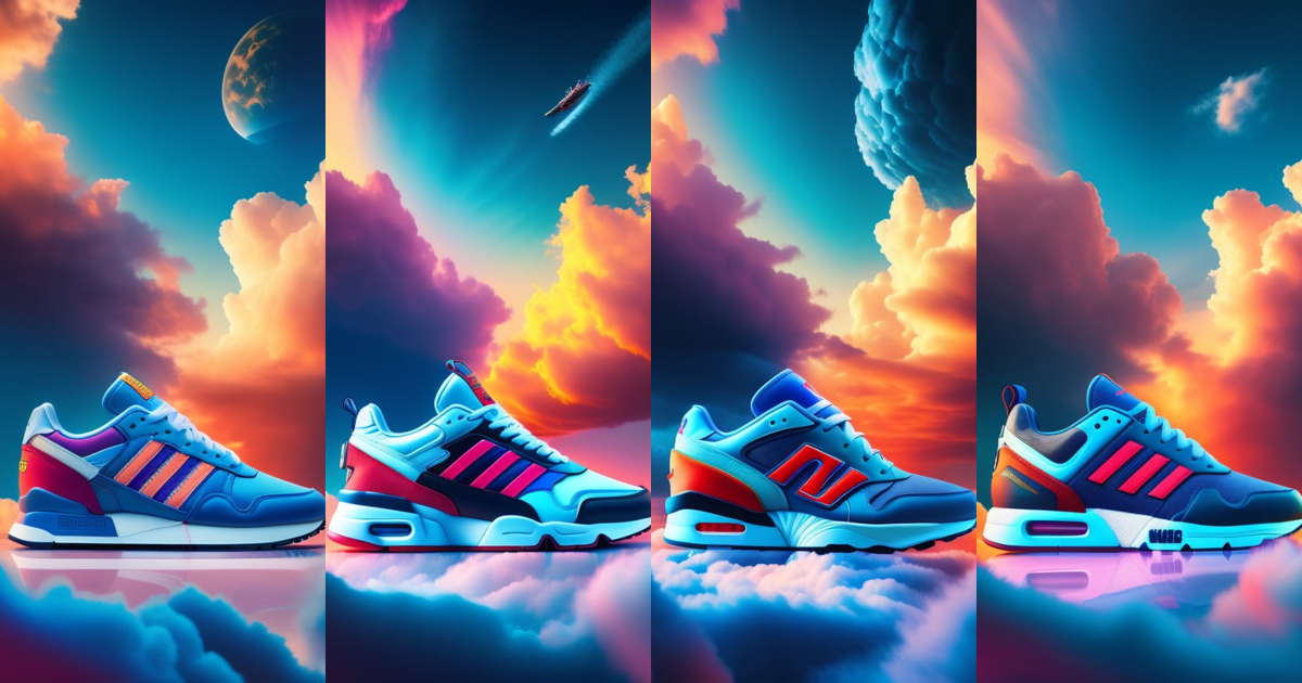 Lexica - A sneaker middle poster, 2000s, marketing, magazine ...