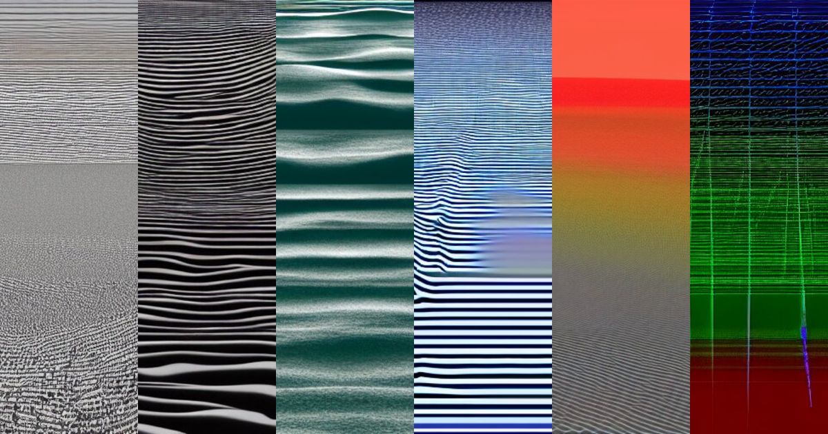 Lexica - Landscape converted into a spectrogram converted back into a landscape, 3d render, 8k