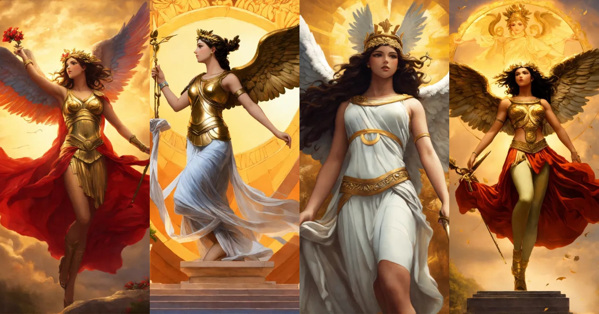 Lexica - Nike/Victoria Triumph and Valor Portray the essence of victory ...