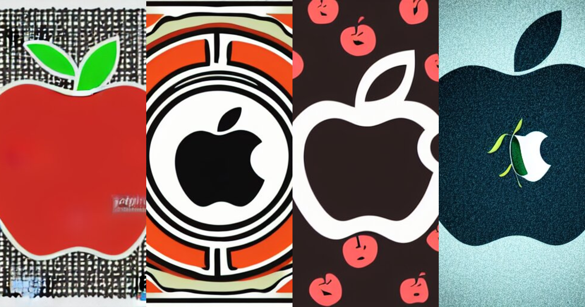 Lexica - Apple picking logo, vector art design, centered