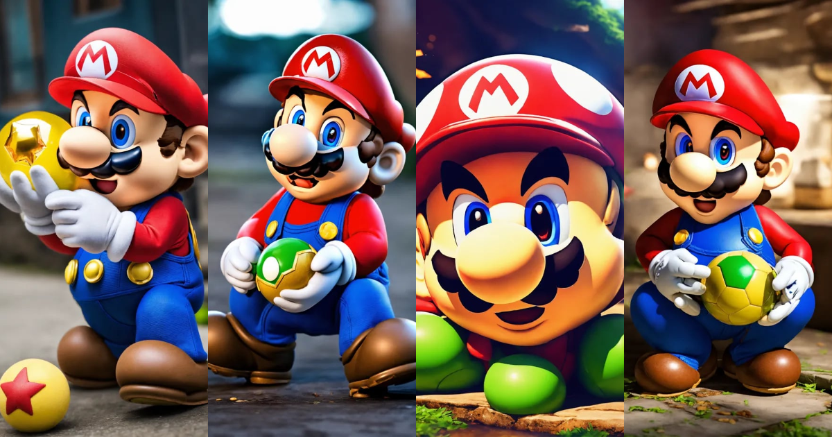 Lexica - Super mario eating smash ball