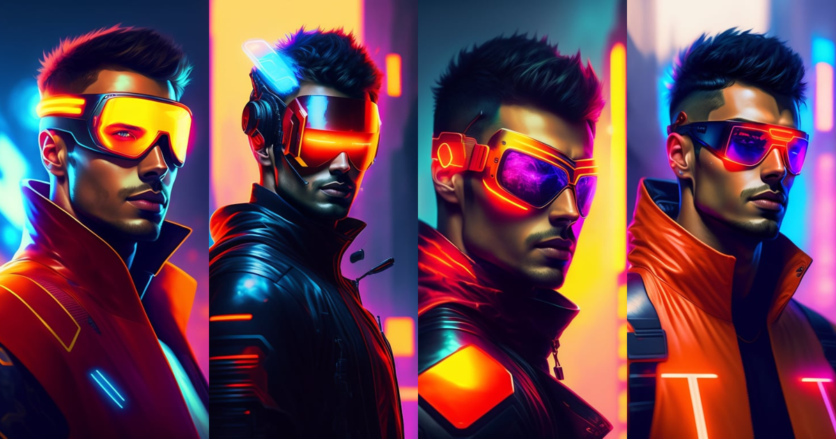 Lexica - Theo james as cyclops, cyberpunk futuristic neon. by ismail ...